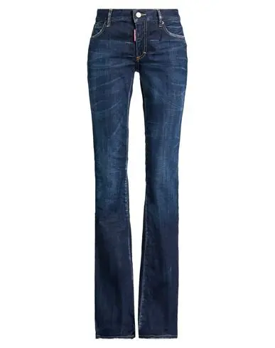 Dsquared2 Flared Jeans With Logo - Blue
