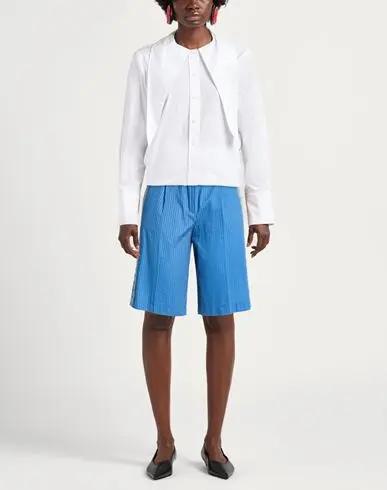 Paul & Joe Bermuda Shorts With Appliqués And Lace Trims