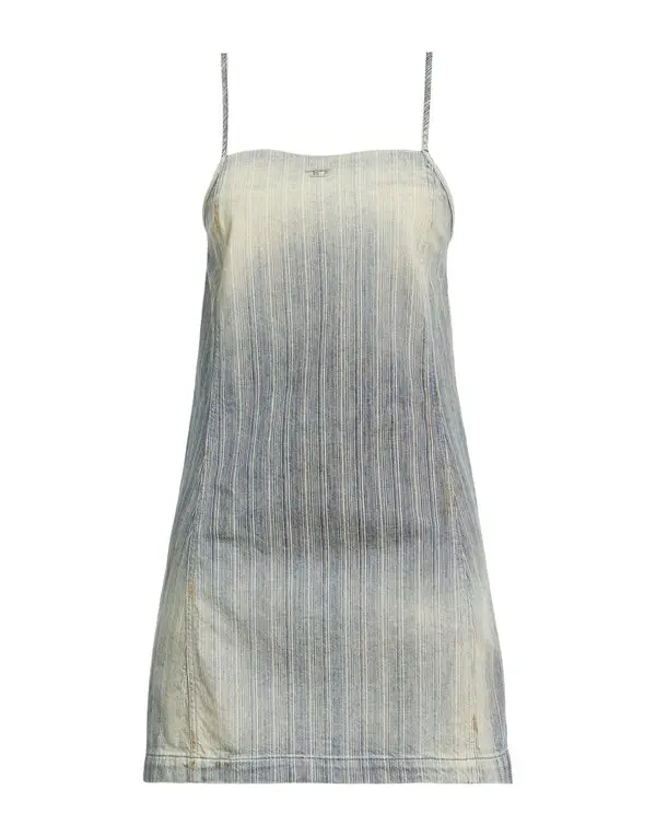 white christmas dresses Gunnel Blue Faded Effect Denim Mini Dress, L / Blue main image 1