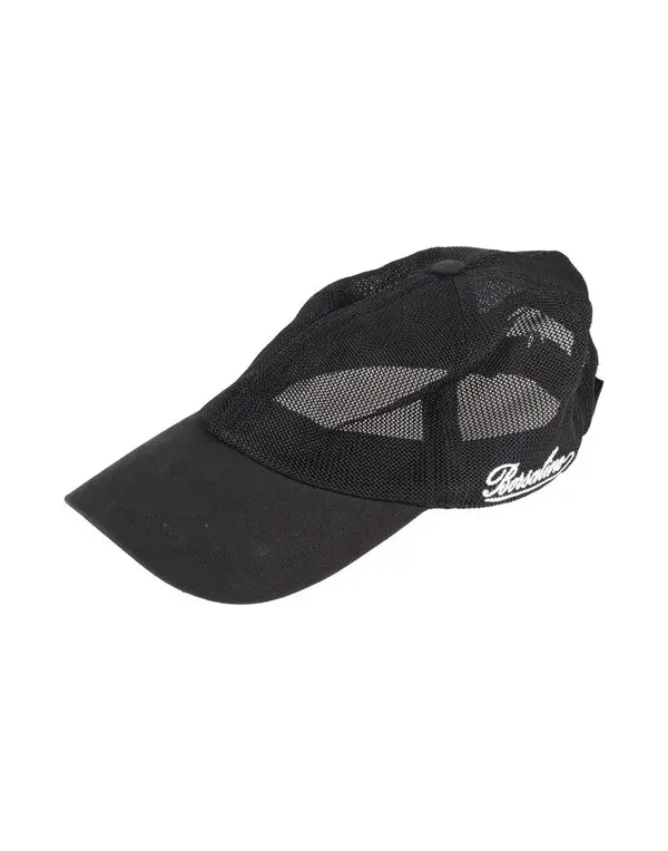 Borsalino Baseball Cap With Embroidered Logo - Black