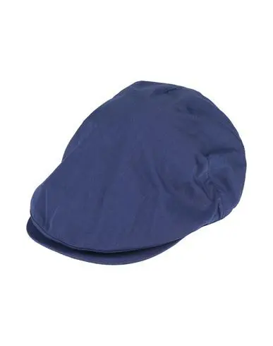 Borsalino Woven Flat Cap - Blue