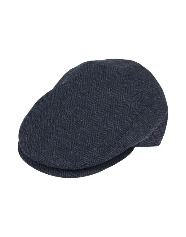 Borsalino Herringbone Tweed Flat Cap