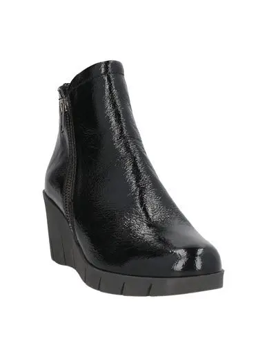 The Flexx Leather Ankle Boots With Wedge Heel