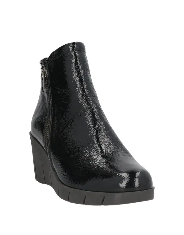 The Flexx Leather Ankle Boots With Wedge Heel