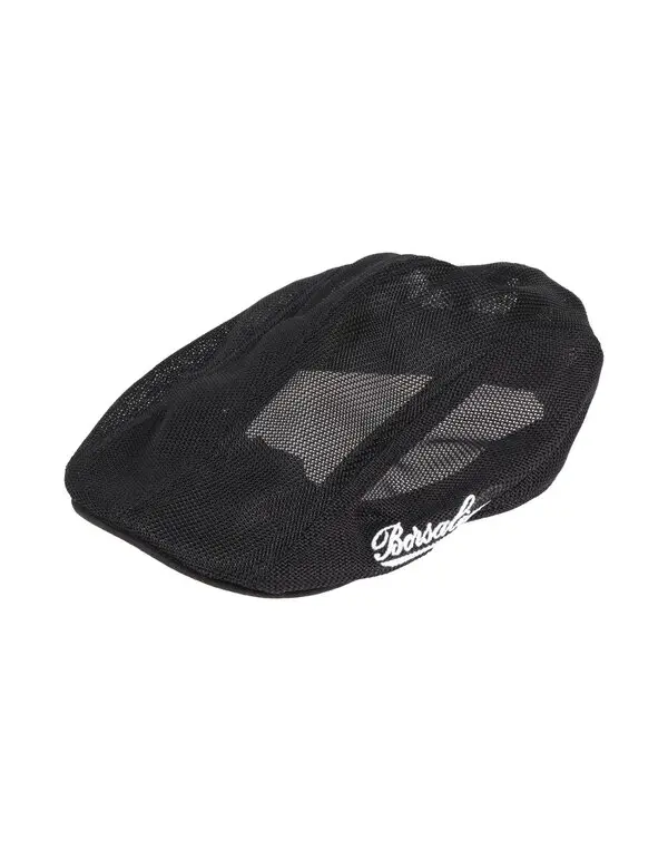Borsalino Flat Cap With Embroidered Logo