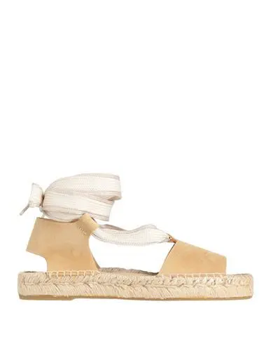 PALOMITAS BY PALOMA BARCELÓ Sand Leather Espadrille Sandals - Beige