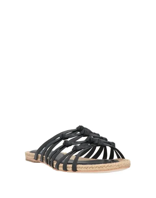 PALOMA BARCELO Leather Espadrille Sandals