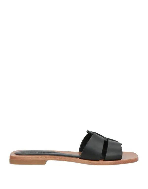PALOMA BARCELO Cowhide Rosalia Slide Sandals