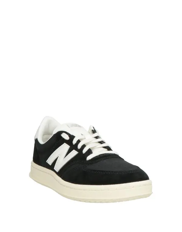 NEW BALANCE T500 Leather Sneakers - Black