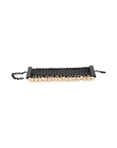 Rabanne Brass Chainmail Bracelet - Black