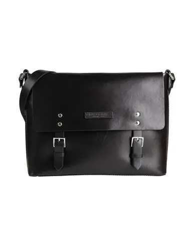 THE BRIDGE Leather Cross-body Bag - Black