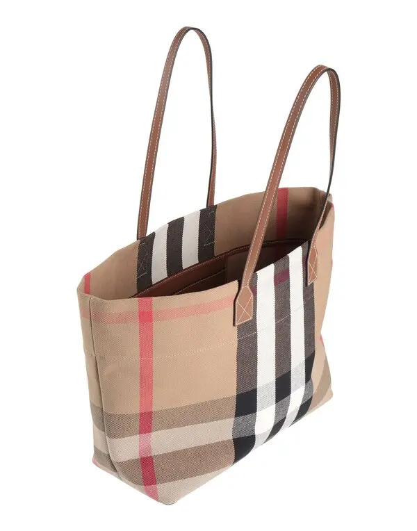 Burberry Organic Cotton Tote Bag - Beige