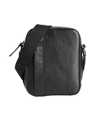 THE BRIDGE Leather Cross-body Bag - Black