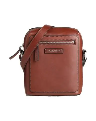 THE BRIDGE Leather Crossbody Bag - Brown