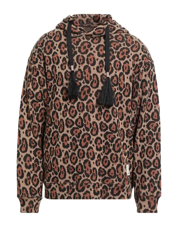 Emporio Armani Intarsia-knit Hooded Sweater