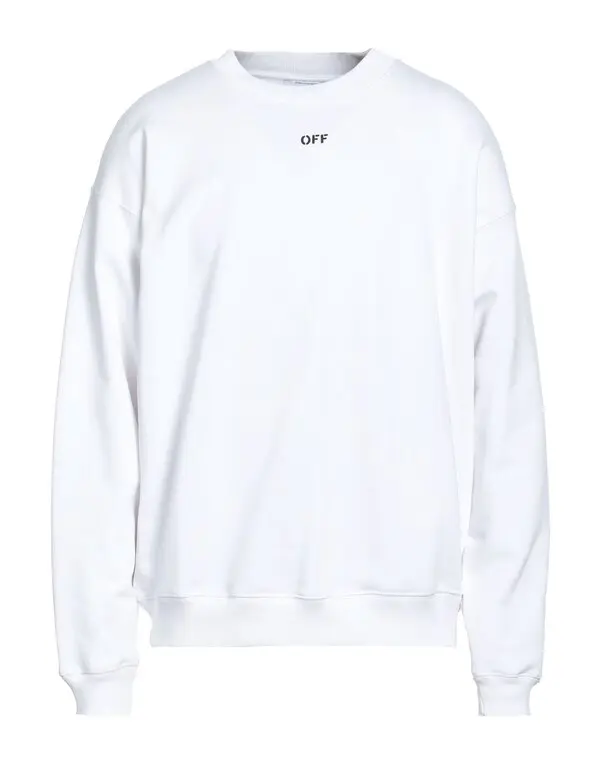 OFF-WHITE™ Cotton Sweatshirt - White