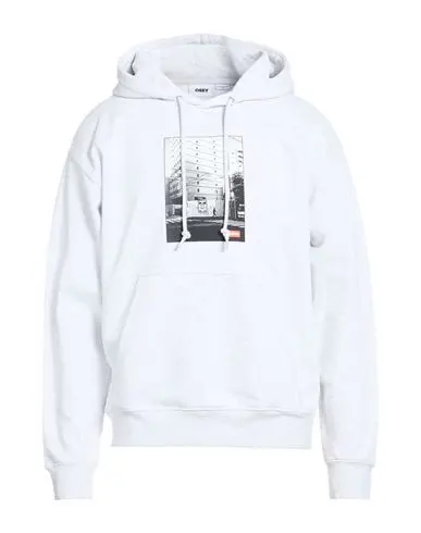 Obey Sweatshirt In Light Cotton And Polyester - Grey