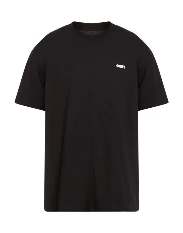 Obey T-shirt Size Cotton - Black