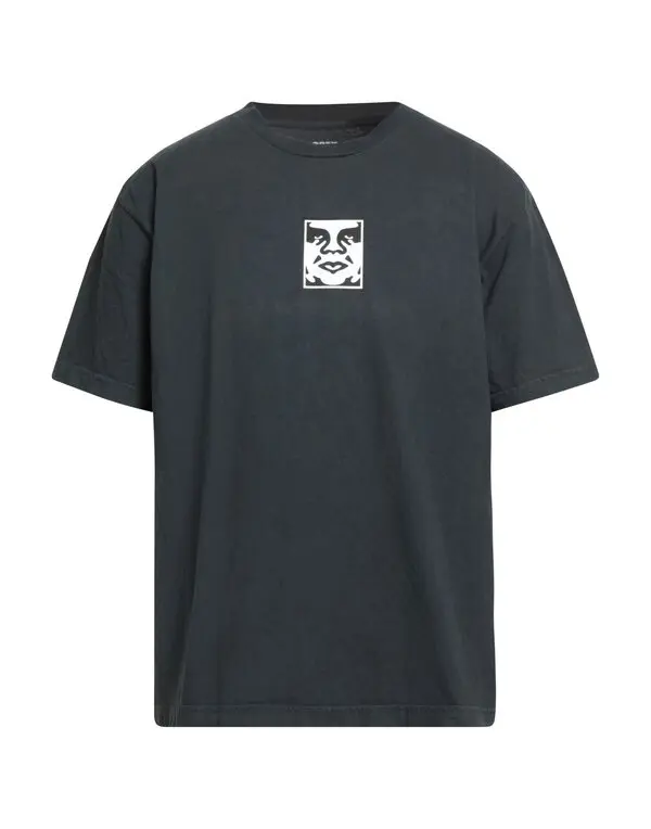 Obey T-shirt Size Cotton - Grey