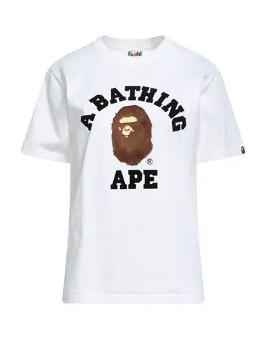 A BATHING APE Cotton T-shirt - White