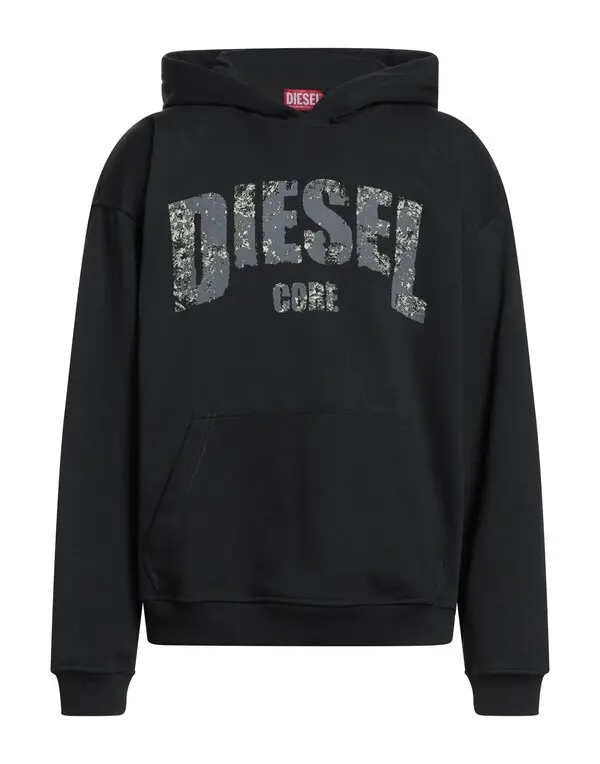 DIESEL® Cotton-blend French Terry Hooded Sweatshirt