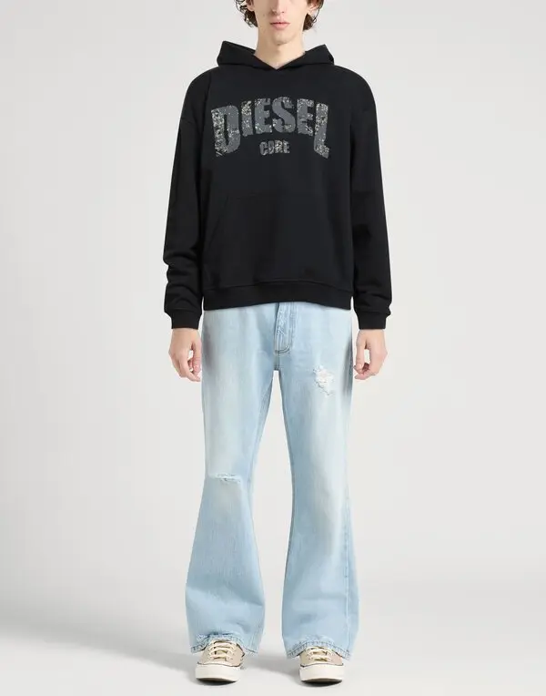 DIESEL® Cotton-blend French Terry Hooded Sweatshirt