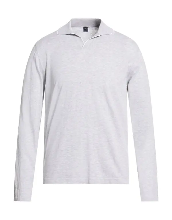 Fedeli Light Cotton Knit Camp Collar Sweater