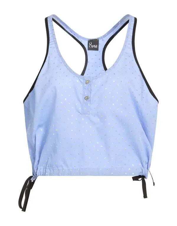 8PM Polka-dot Glittered Crop Top