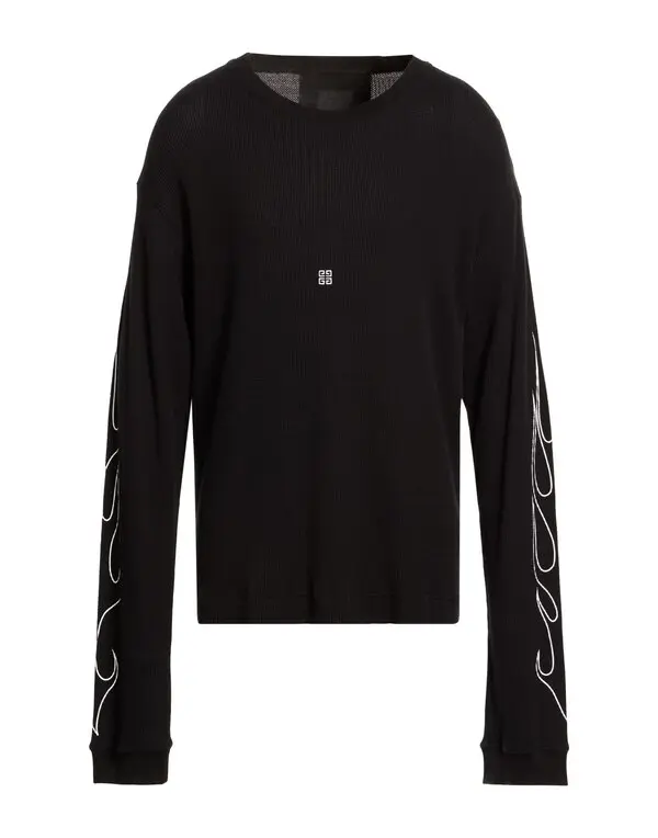 Givenchy Knitted Cotton Sweater With Embroidered Logo