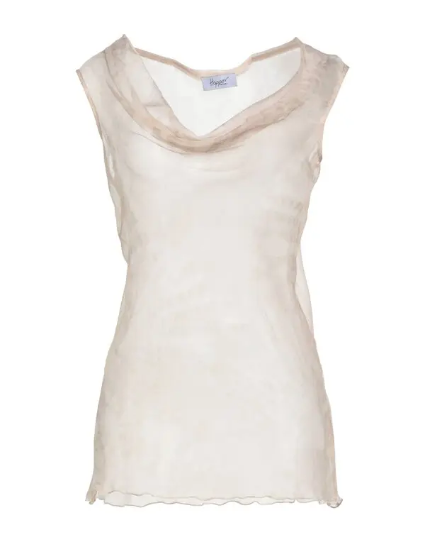 HOPPER Sleeveless Crepe Top