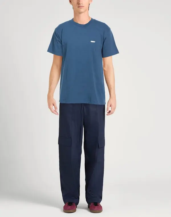 Obey T-shirt Size Cotton - Blue