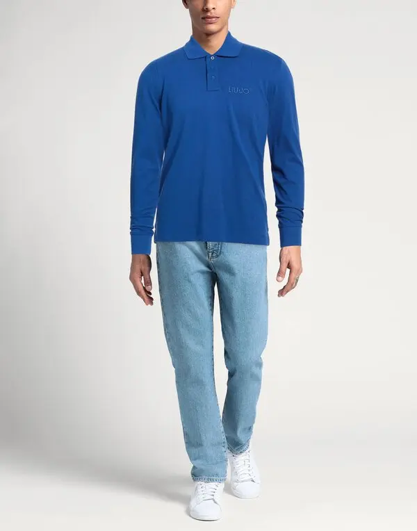 LIU •JO MAN Polo Shirt Size Cotton - Blue