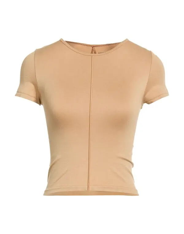 Good American Crop Tee - Beige