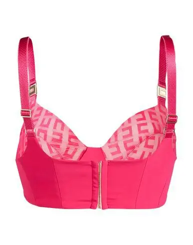 Elisabetta Franchi Tulle And Twill Crop Top