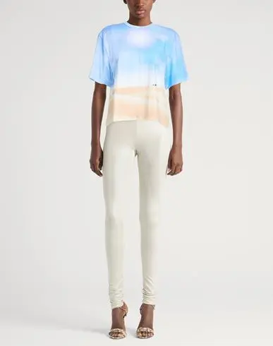 Rabanne Printed Tie-dyed Cotton T-shirt