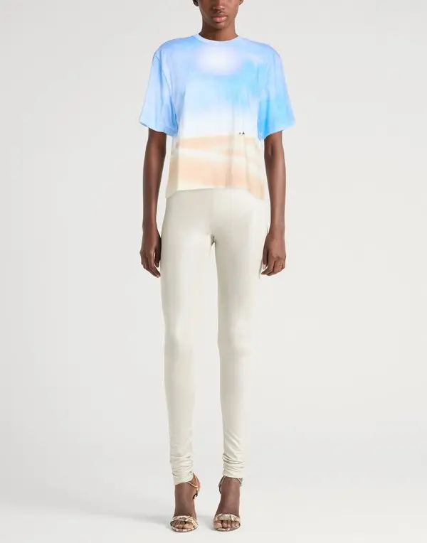Rabanne Printed Tie-dyed Cotton T-shirt