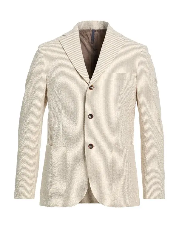 Montedoro By Slowear Single-breasted Striped Blazer - Beige