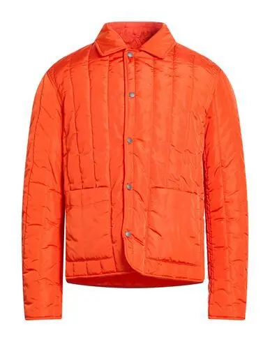 Montedoro Quilted Puffer Jacket - Orange