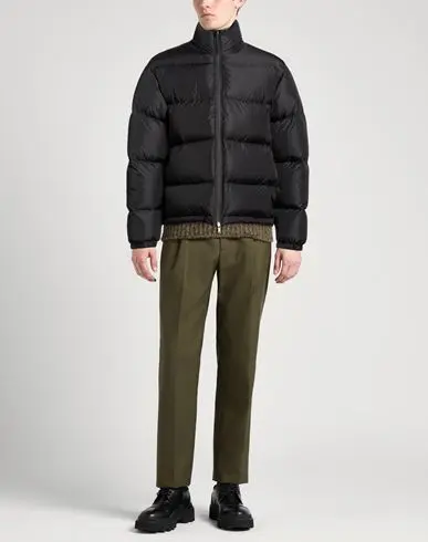 JIL SANDER Puffer Jacket In Polyamide And Ovine Leather