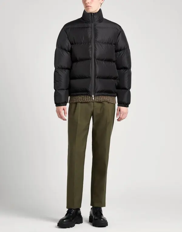 JIL SANDER Puffer Jacket In Polyamide And Ovine Leather