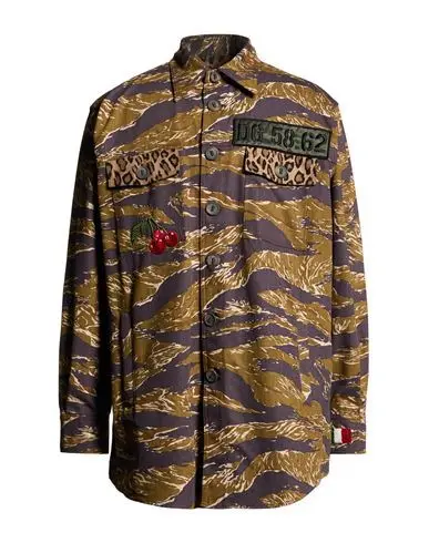 Dolce & Gabbana Military Jacket With Camouflage Print