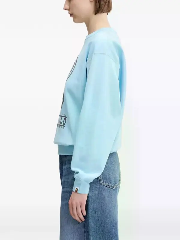 A BATHING APE Baby Milo Volume Crew-neck Sweatshirt