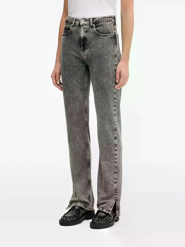 Karl Lagerfeld Split-hem Jeans