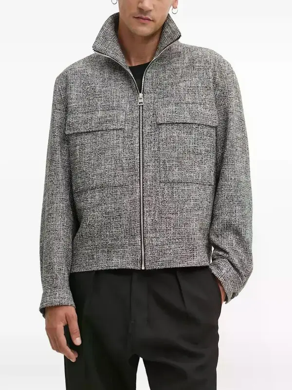 Hugo Juliano Zip-up Textured Jacket
