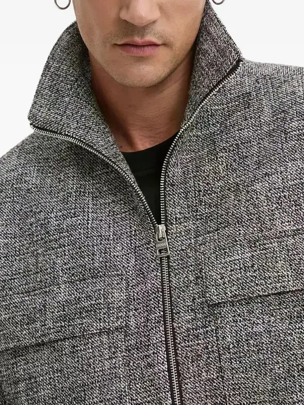 Hugo Juliano Zip-up Textured Jacket