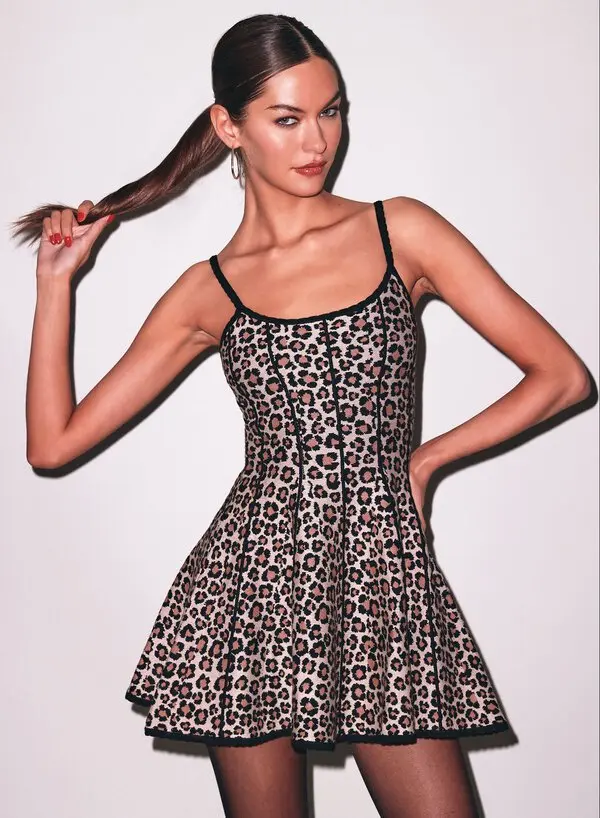 white christmas dresses Fleur du Mal Dropped Waist Corset Mini Dress main image 1