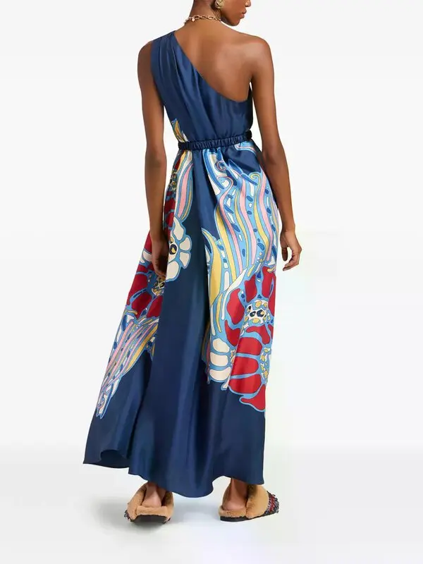 La DoubleJ Roy One-shoulder Maxi Dress