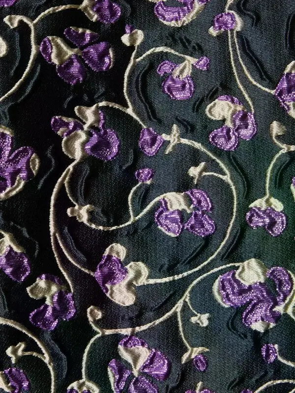 La DoubleJ 24/7 Floral Trousers - Black