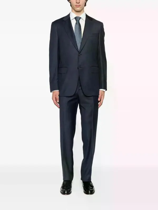 Canali Checked Two-button Suit