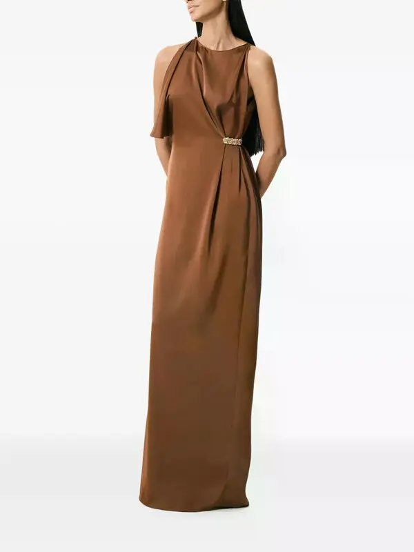 V:PM ATELIER Etta Draped Maxi Dress